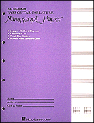 BASS GUITAR MANUSCRIPT PAPER TAB – Upwey Music