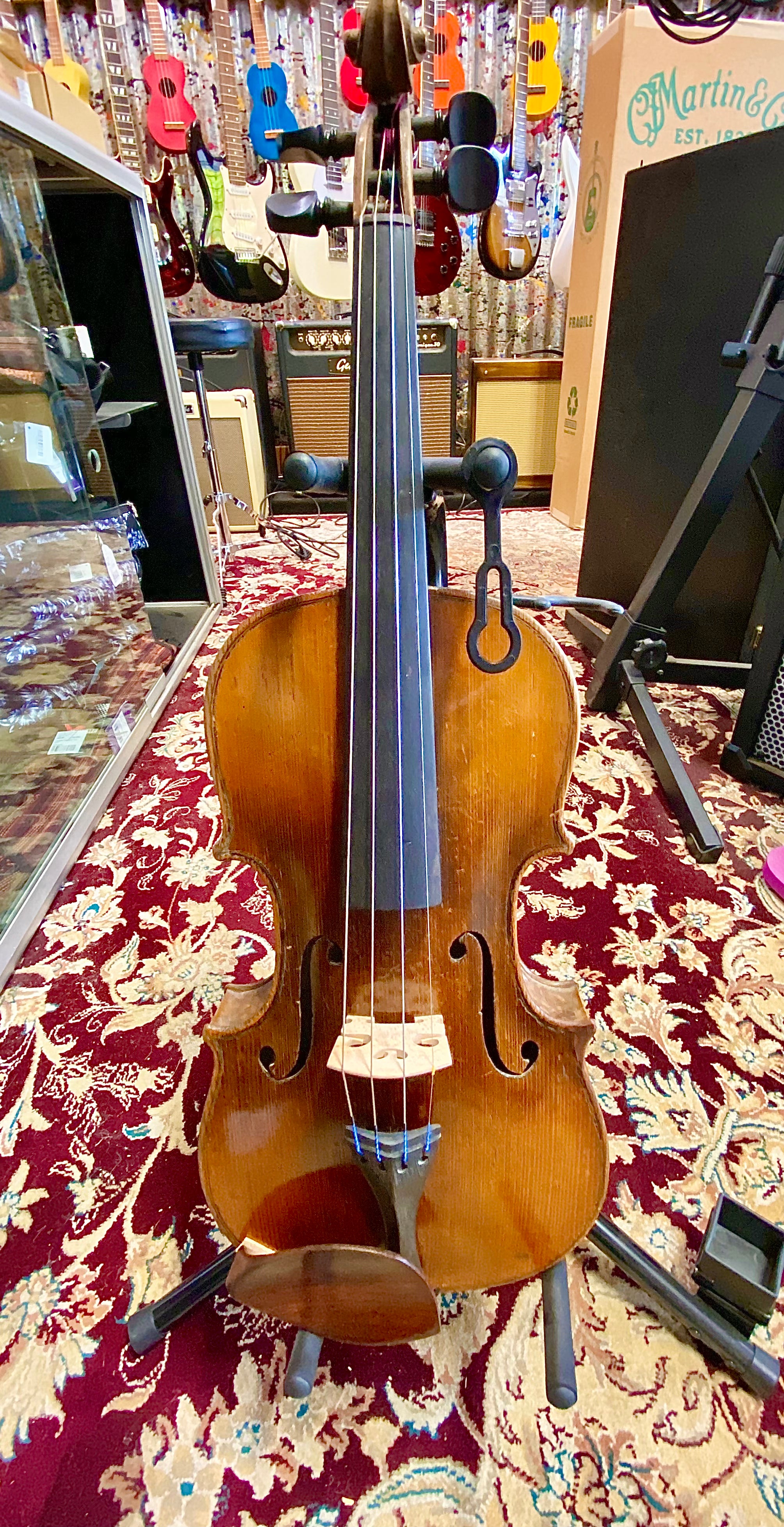 Vintage HOPF German Trade Violin Setup wThomastik Infeld Strings ...